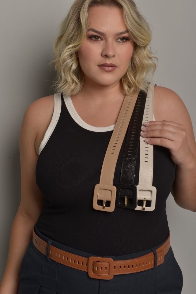 Mayara Teixeira Acessórios - Cinto Couro Ana Plus Size